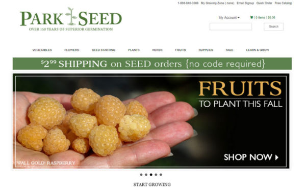 Park Seed Review - Companion Planting Chart